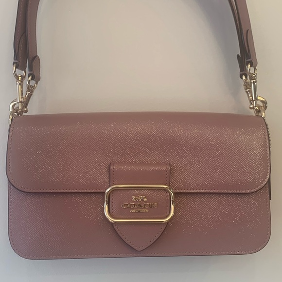 Coach | Bags | Nwot Coach Morgan Dusty Rose Patent Crossgrain Leather ...